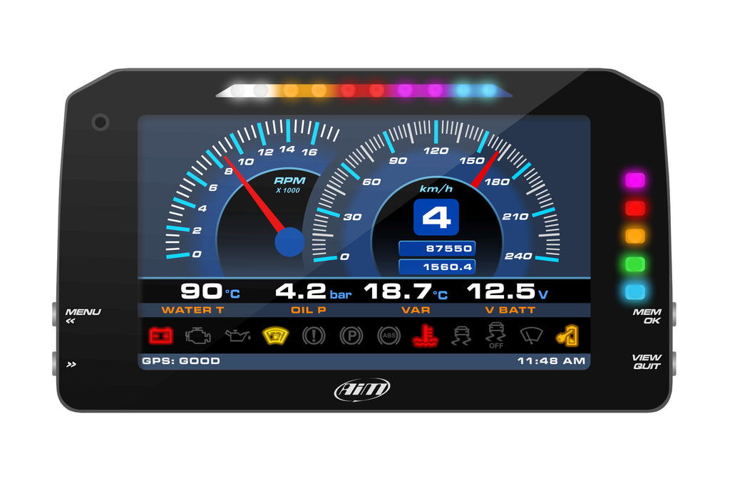 AIM MXP 1.3 Dash/ Data Logger – Moto Garage